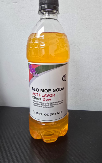 Slo Moe Sodas ACT Flavored Specialty Sodas
