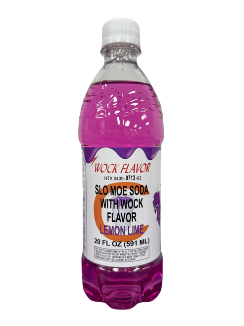 Lemon lime w/ Wock Flavor Soda – Slo Moe Sodas